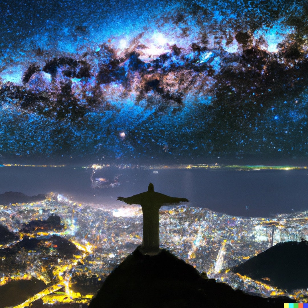 Christ the Redeemer Poster - Brazilian Landmark Wall Art Print - Etsy