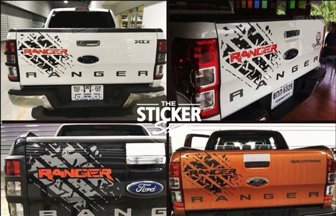 Ford Ranger Style Mud Tailgate Decal Next Day Delivery Any Colour Fits ...