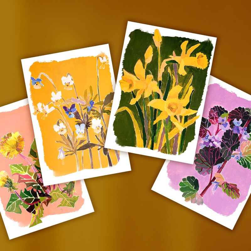 Illustrated Postcard - Etsy