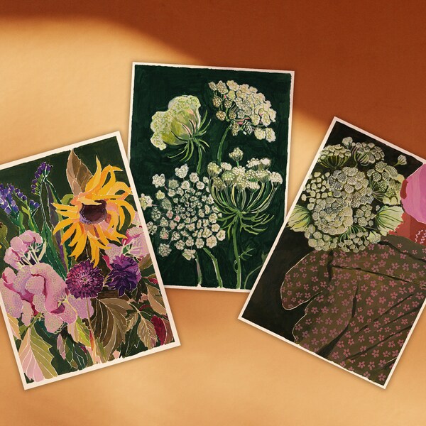 Illustrated Postcard - Etsy