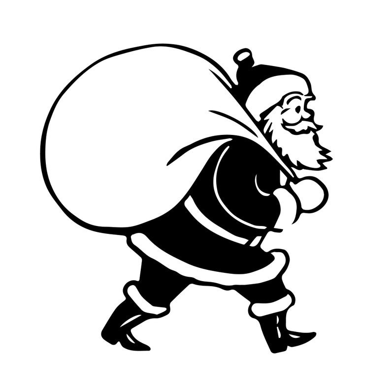 Santa SVG Santa Face SVG Christmas SVG Santa Cut File - Etsy