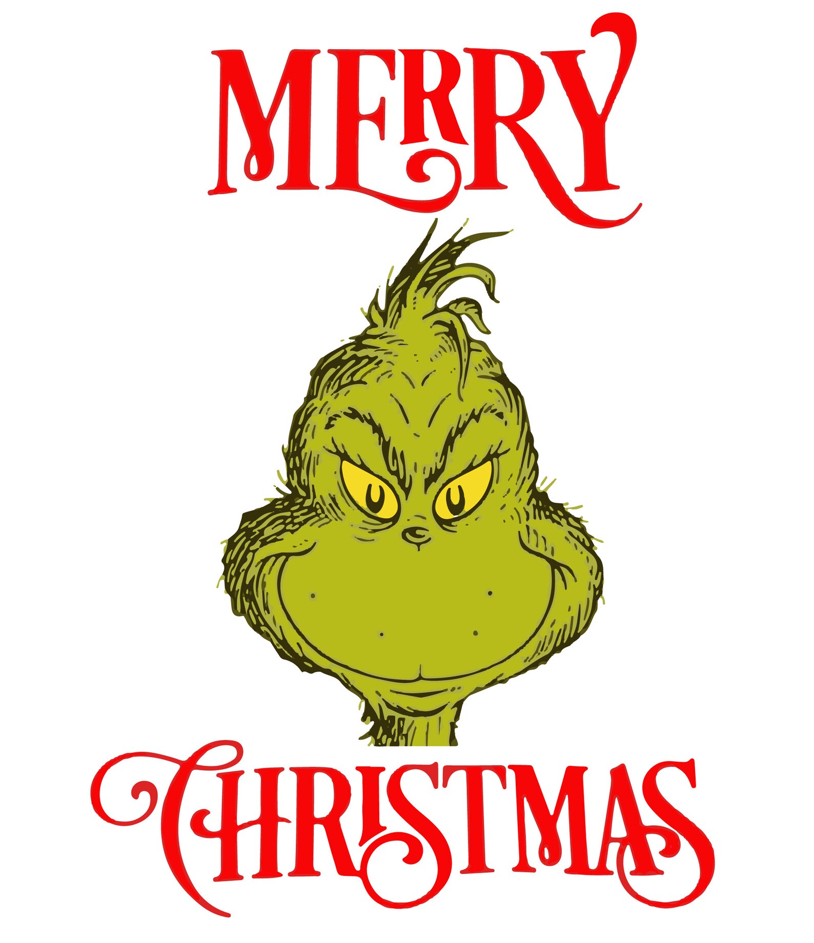 Grinch Face SVG, Grinch Clip Art, Grinch Ornament, Grinch Smile ...
