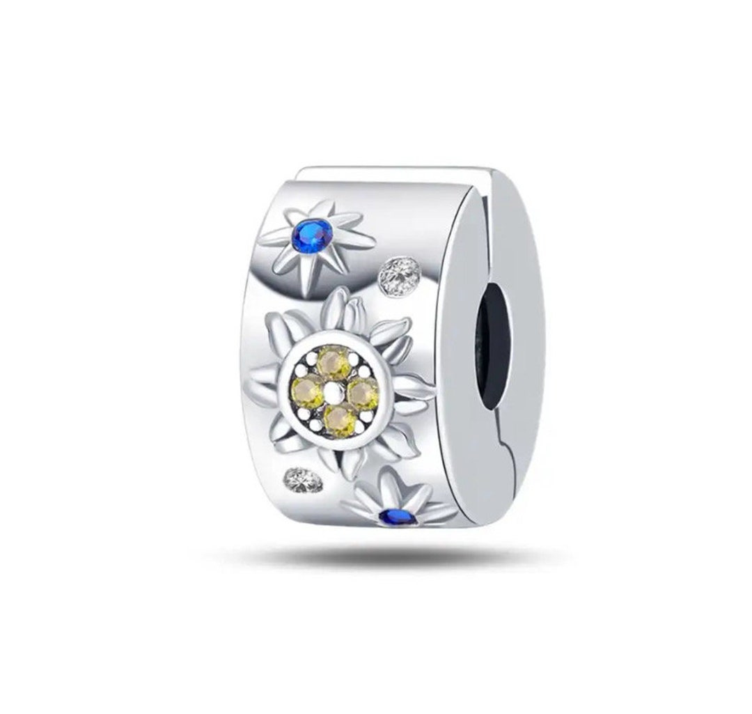 S925 Sterling Silver Pandora Charm Pendant, Heart Birthstone, Fit ...