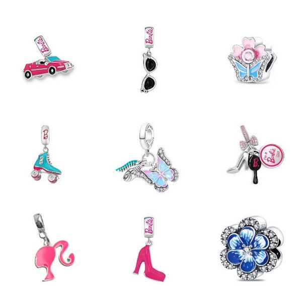 Barbie Charm Bracelet - Etsy