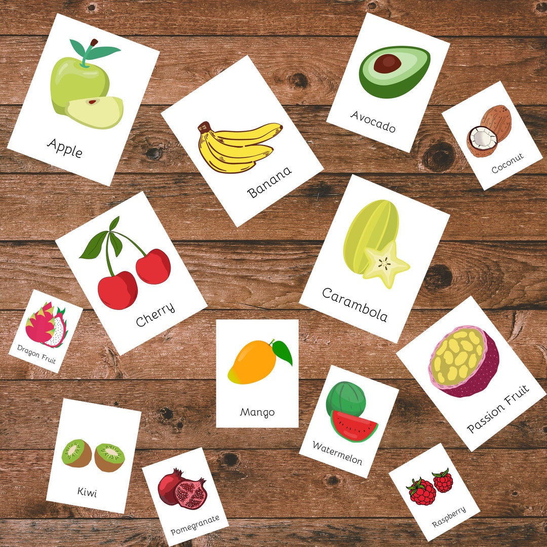 Printable Fruits, Vegetables and Kitchen Utensils | Educational for ...