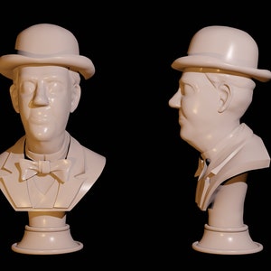 Singing Busts .STL Files Haunted Mansion Faithful Replica - Digital ...