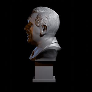 Walt Disney Bust .STL Files - Etsy