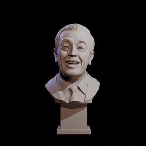 Walt Disney Bust .STL Files - Etsy
