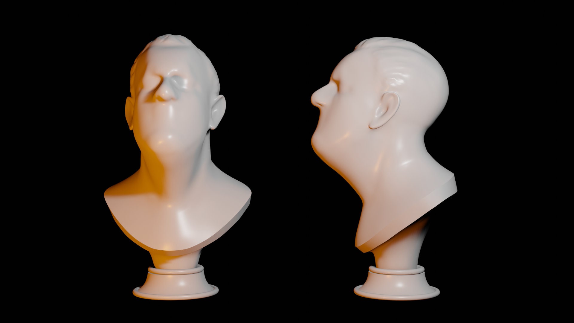 Singing Busts .STL Files Haunted Mansion Faithful Replica - Digital ...