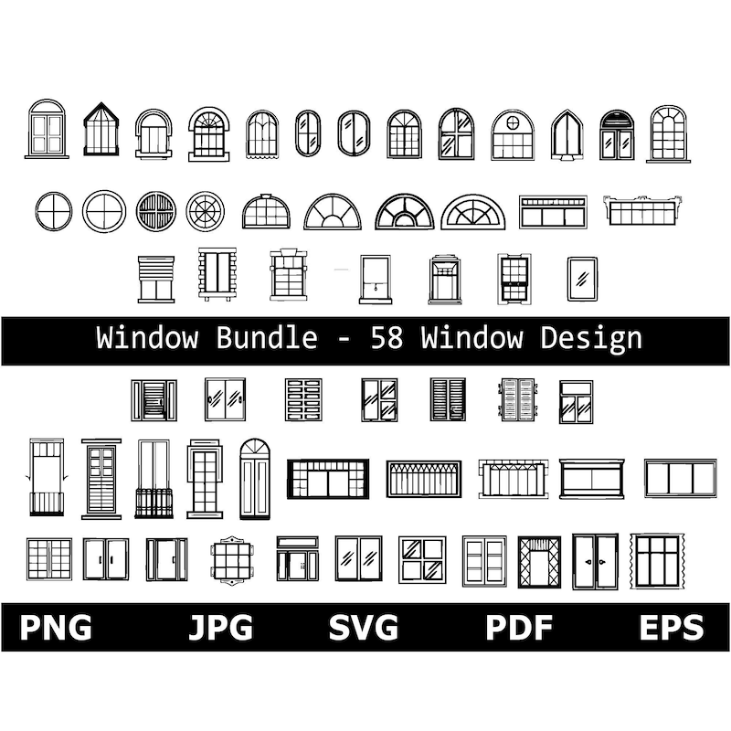 Window Svg - Etsy
