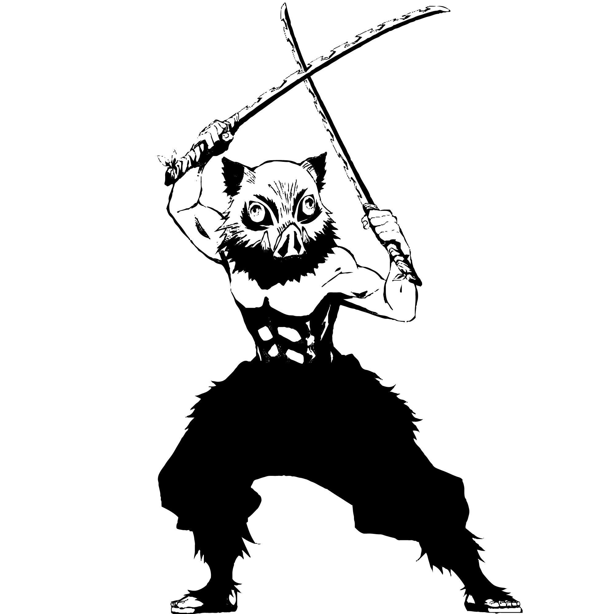 Inosuke Hashibira Svg, Inosuke Kimetsu No Yaiba Svg, Demon, 47% OFF