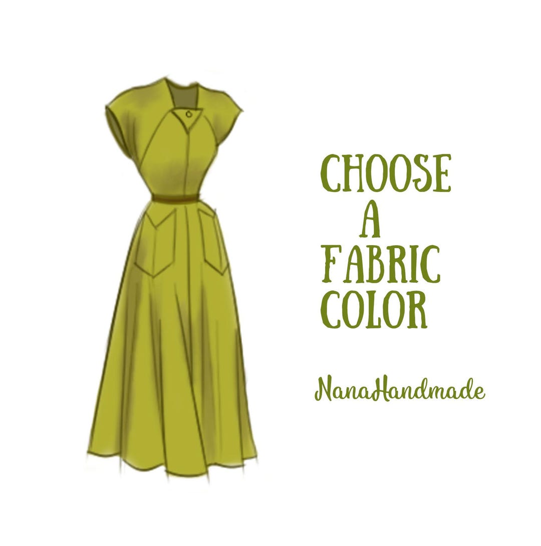 Vintage 1960s Classic Mod A-line Dress | Custom Dress Custom Tailored ...