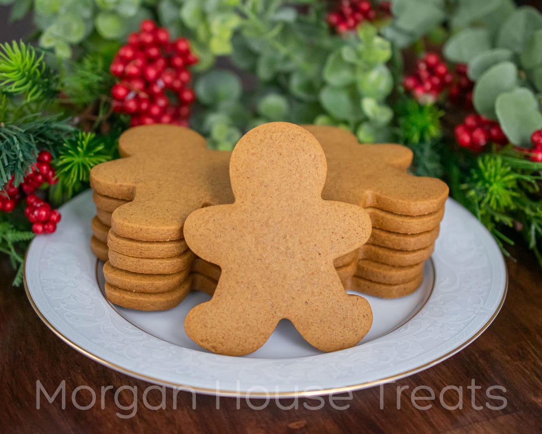 Undecorated Gingerbread Men Cookies: Christmas Holiday Decorating Party ...