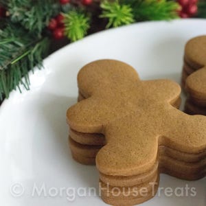 Undecorated Gingerbread Men Cookies: Christmas Holiday Decorating Party ...
