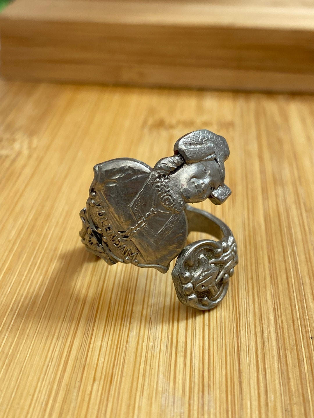 Face Spoon Rings - Etsy