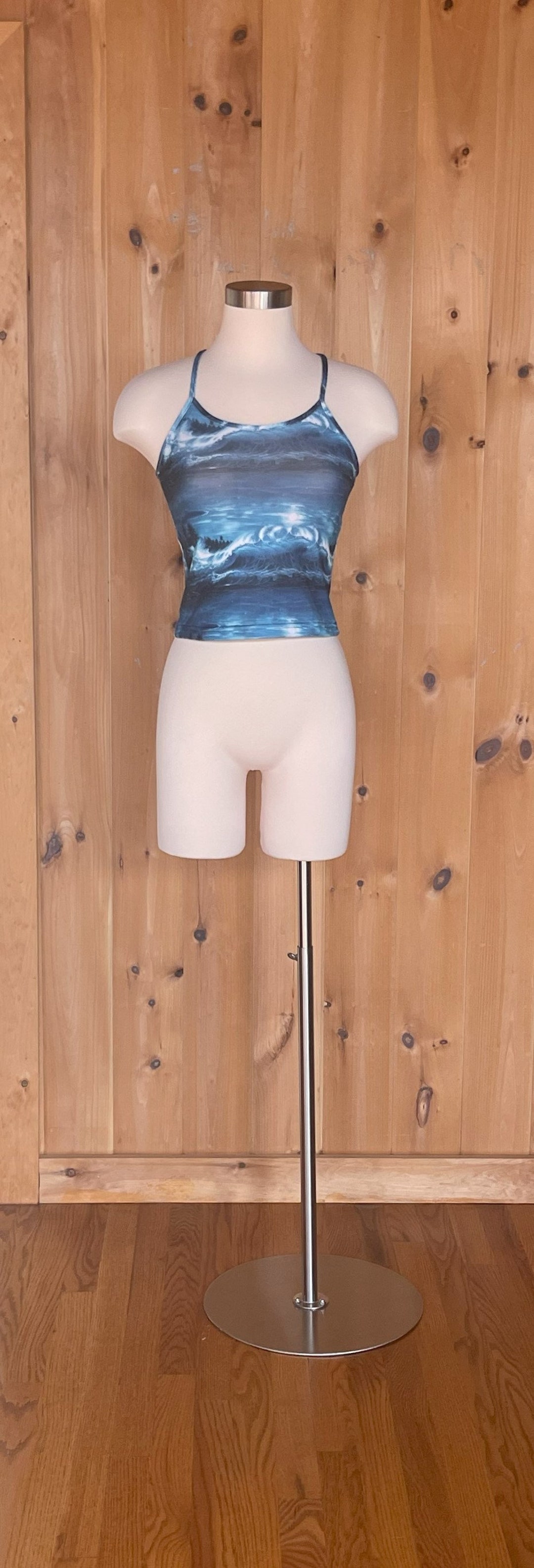 Vintage 90s Full Moon Ocean Waves Tank Top Hawaii Tropical Night Ocean ...