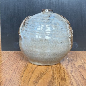 Handmade Glazed Ceramic Reed Diffuser Jar or Bud Vase, Stoneware ...