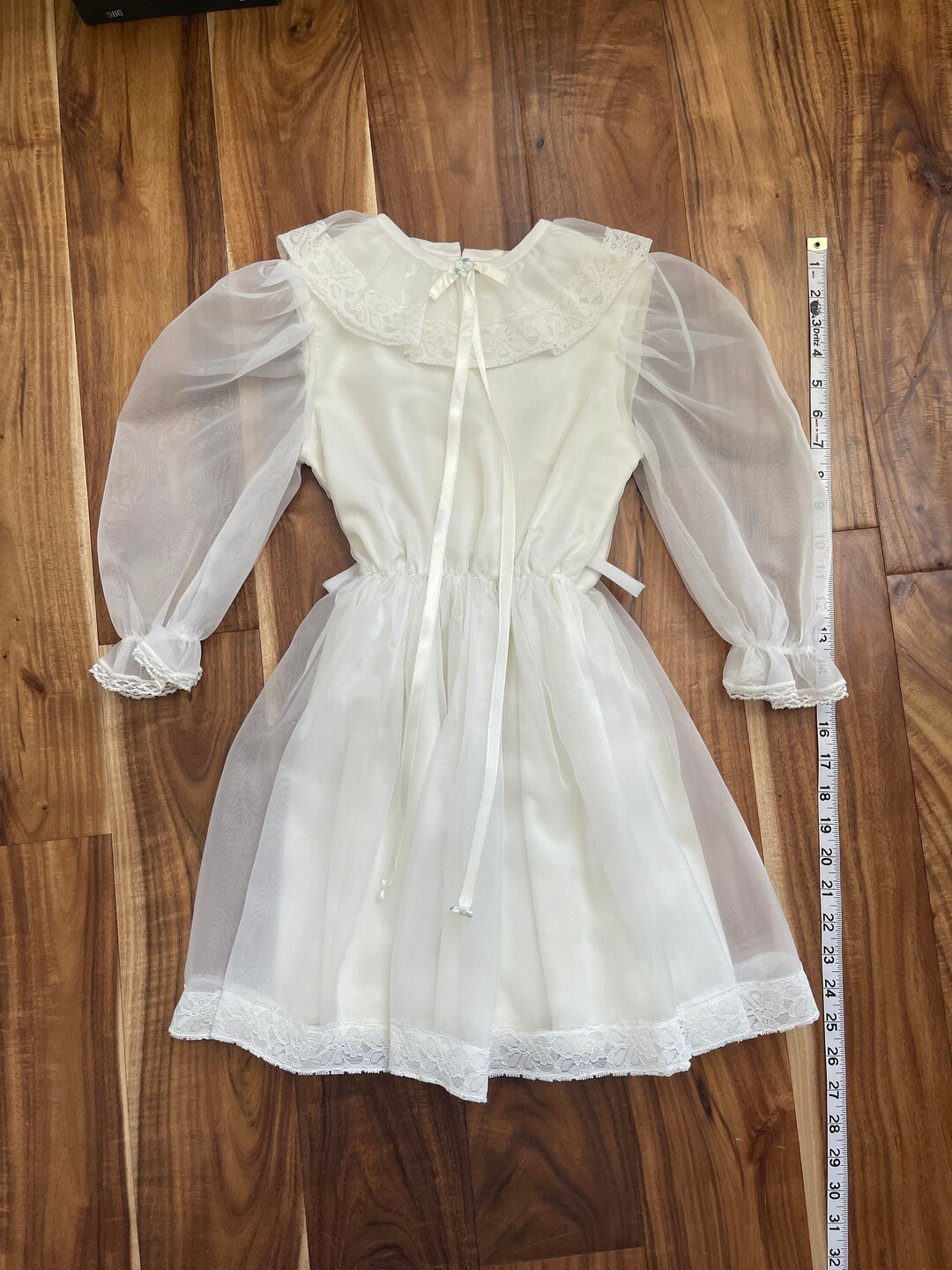 Vintage 80s First Holy Communion Dress and Veil Set - Etsy