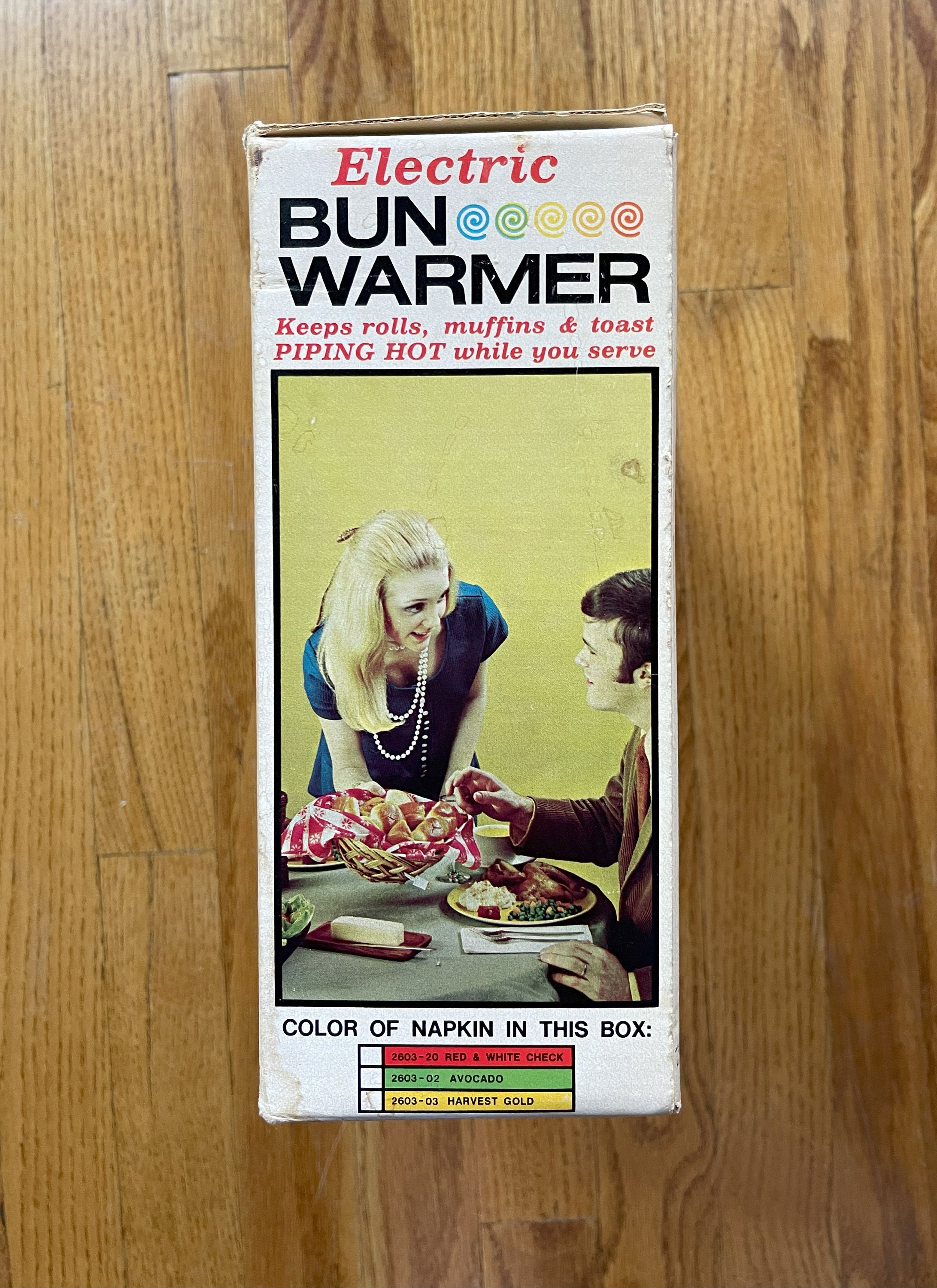 Vintage 70s Electric Bun Warmer Model 2603-20 in Original Box Hand ...