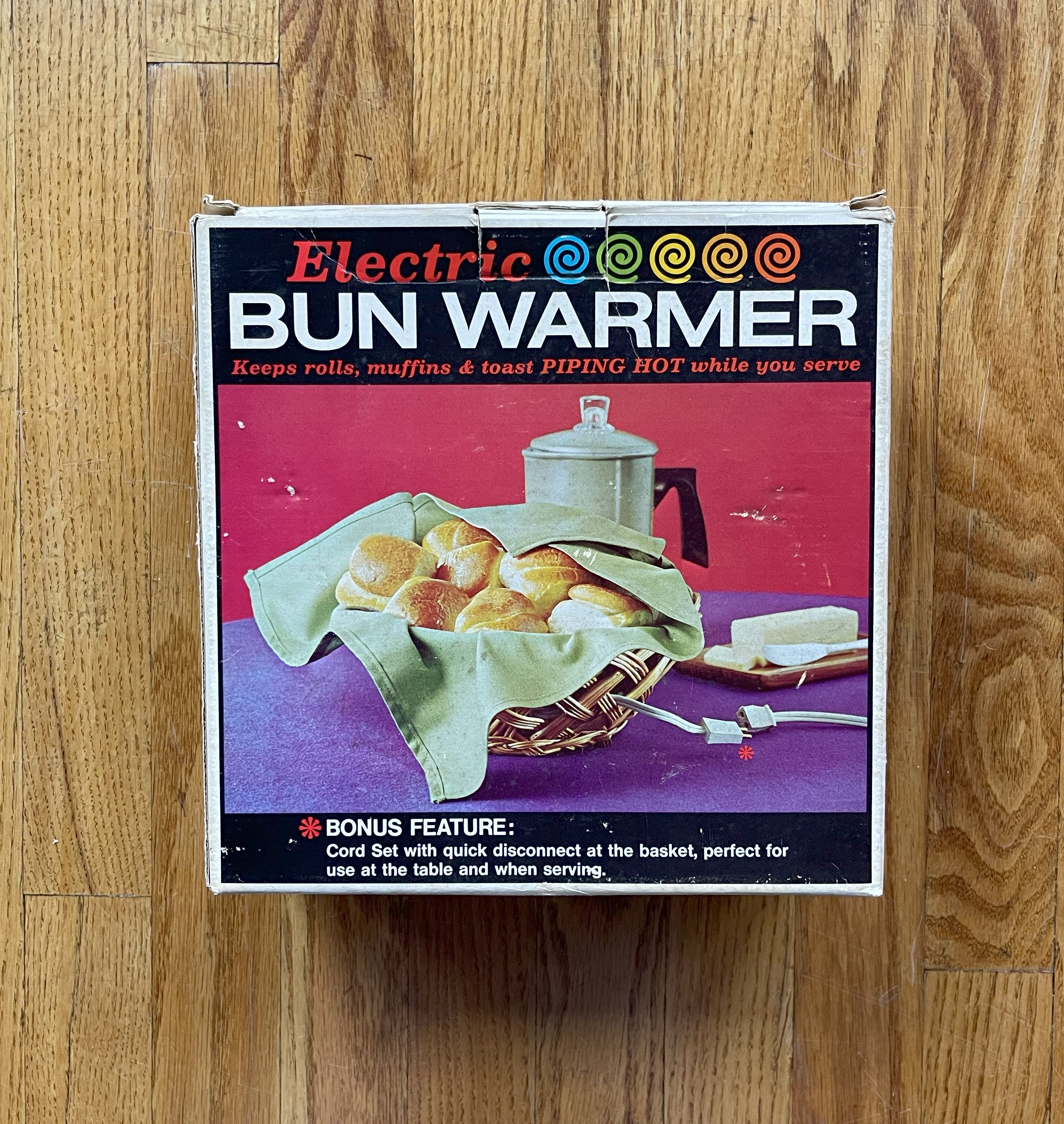 Vintage 70s Electric Bun Warmer Model 2603-20 in Original Box Hand ...