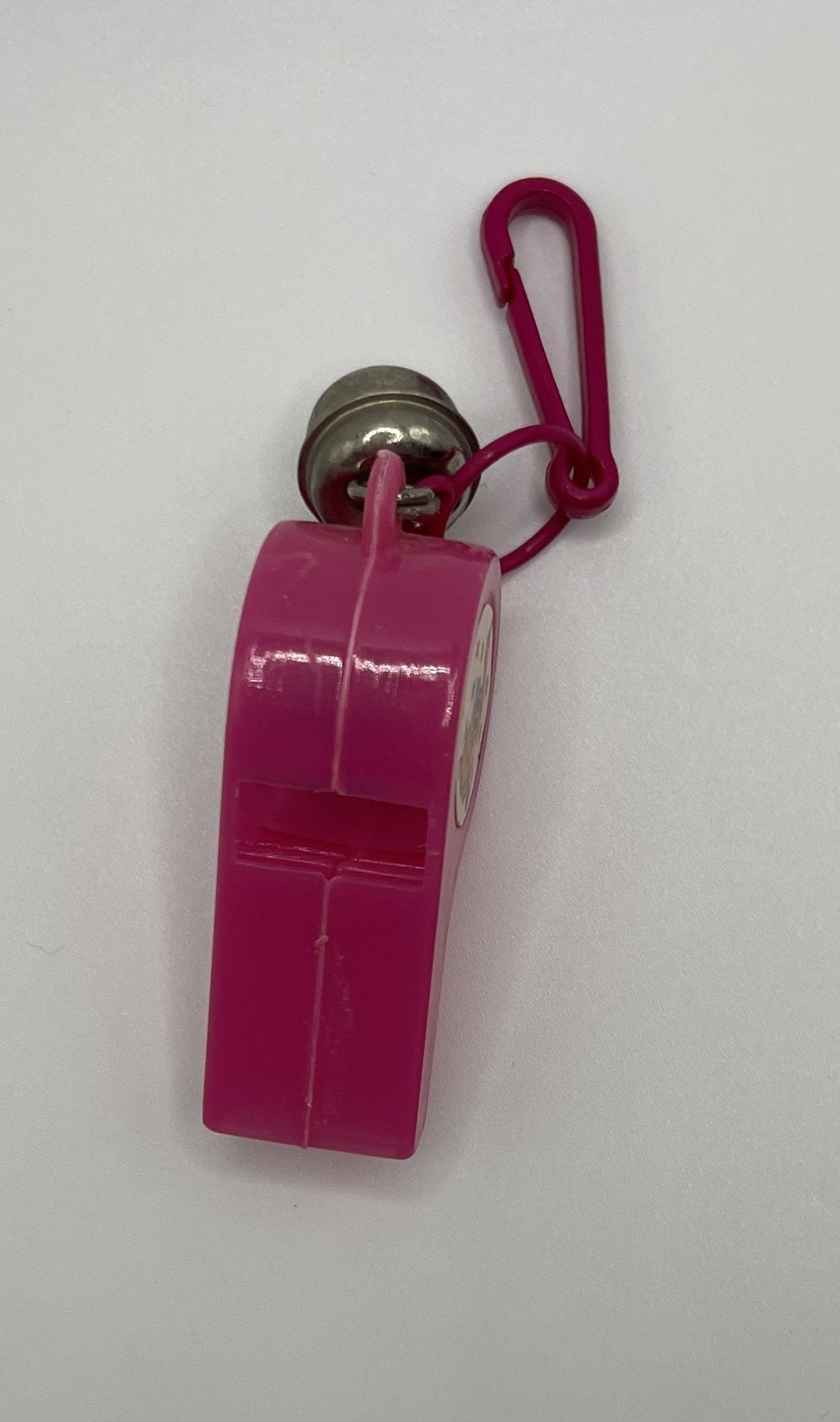 Vintage 80s Retro Plastic Bell Charms PINK WHISTLE - Etsy