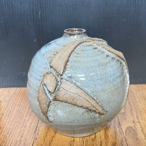 Handmade Glazed Ceramic Reed Diffuser Jar or Bud Vase, Stoneware ...