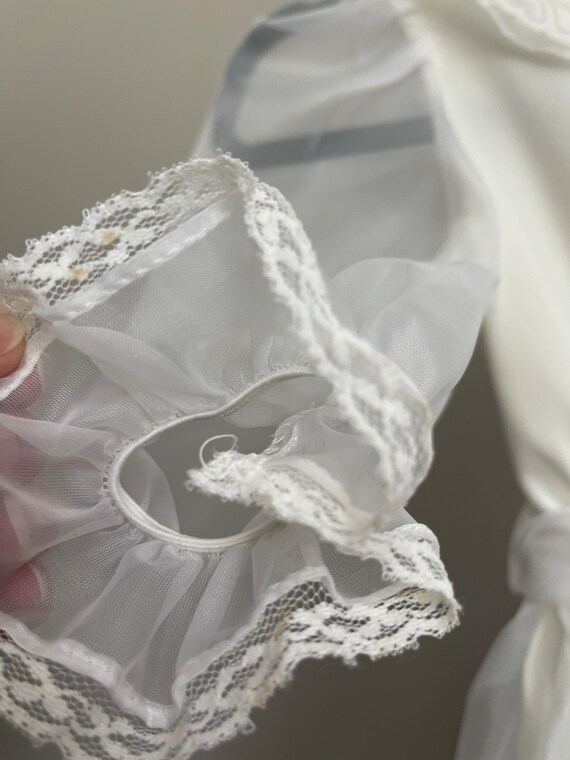 Vintage 80s First Holy Communion Dress with Veil - Gem