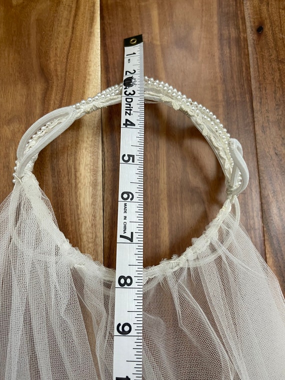 Vintage 80s First Holy Communion Dress with Veil - Gem