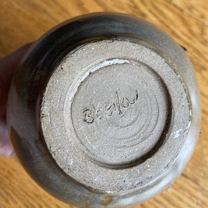 Handmade Glazed Ceramic Reed Diffuser Jar or Bud Vase, Stoneware ...