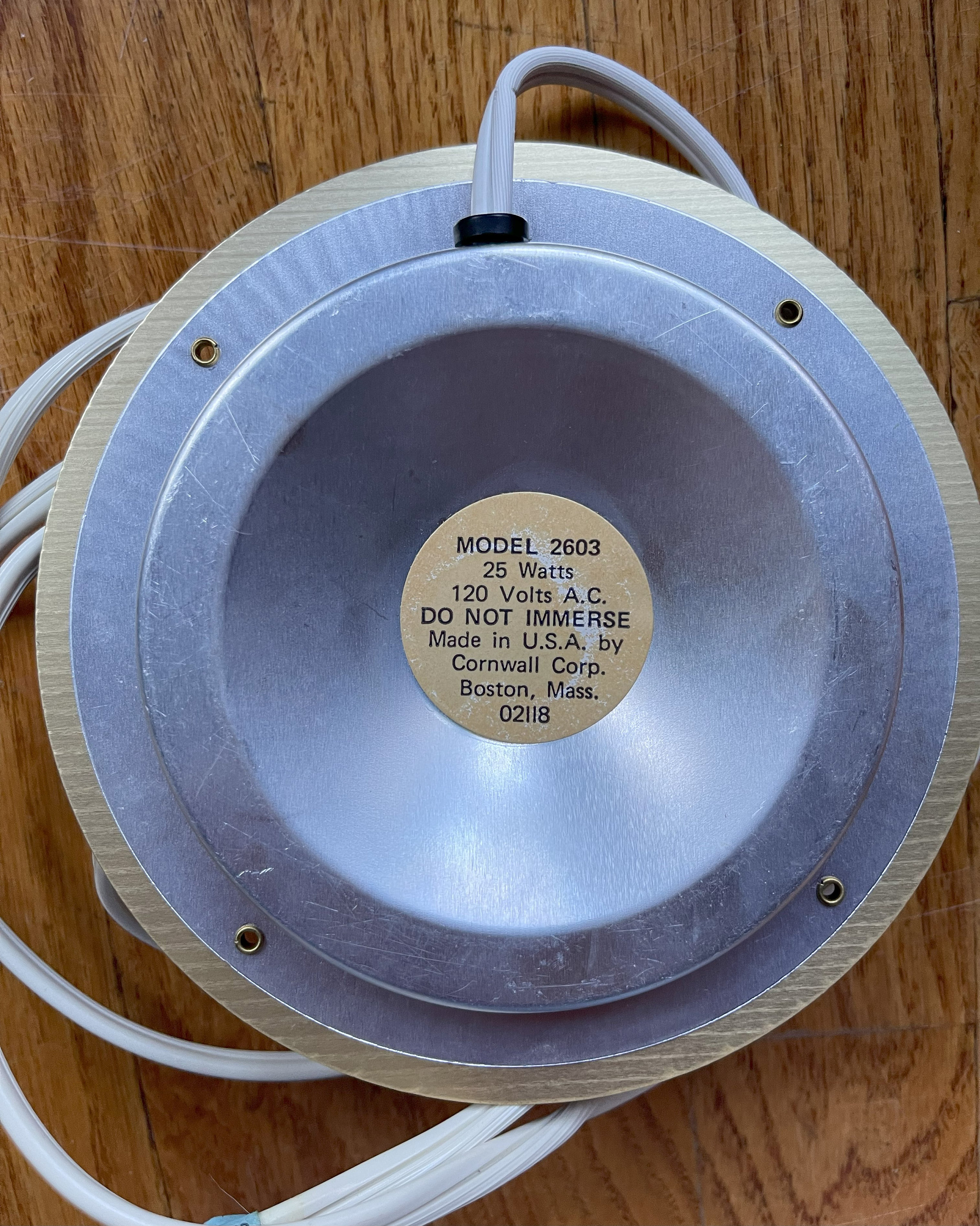 Vintage 70s Electric Bun Warmer Model 2603-20 in Original Box Hand ...