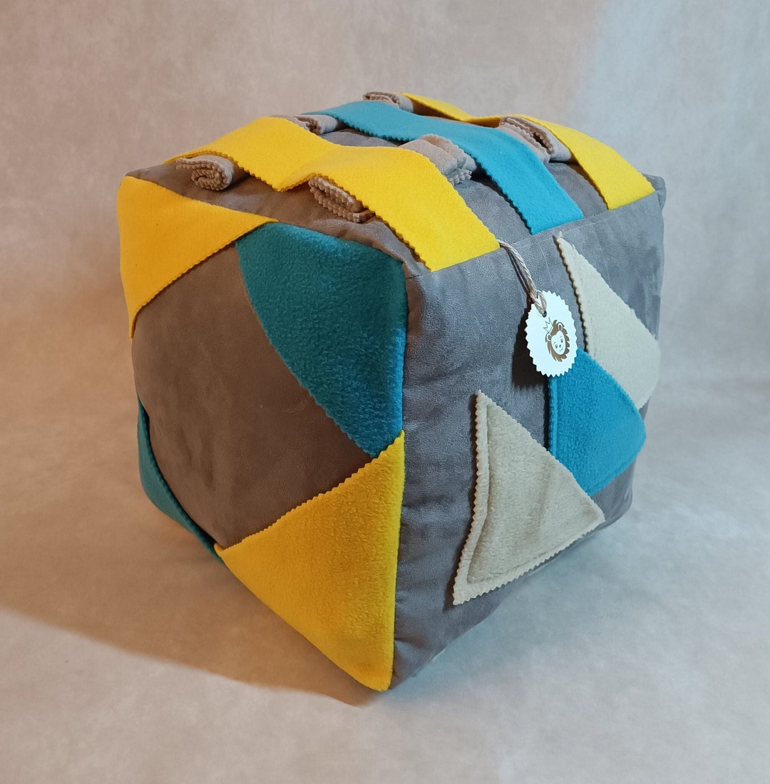 Sniffing Cube for Dogs – Handmade Activity Toy for Nose Work, Treat ...