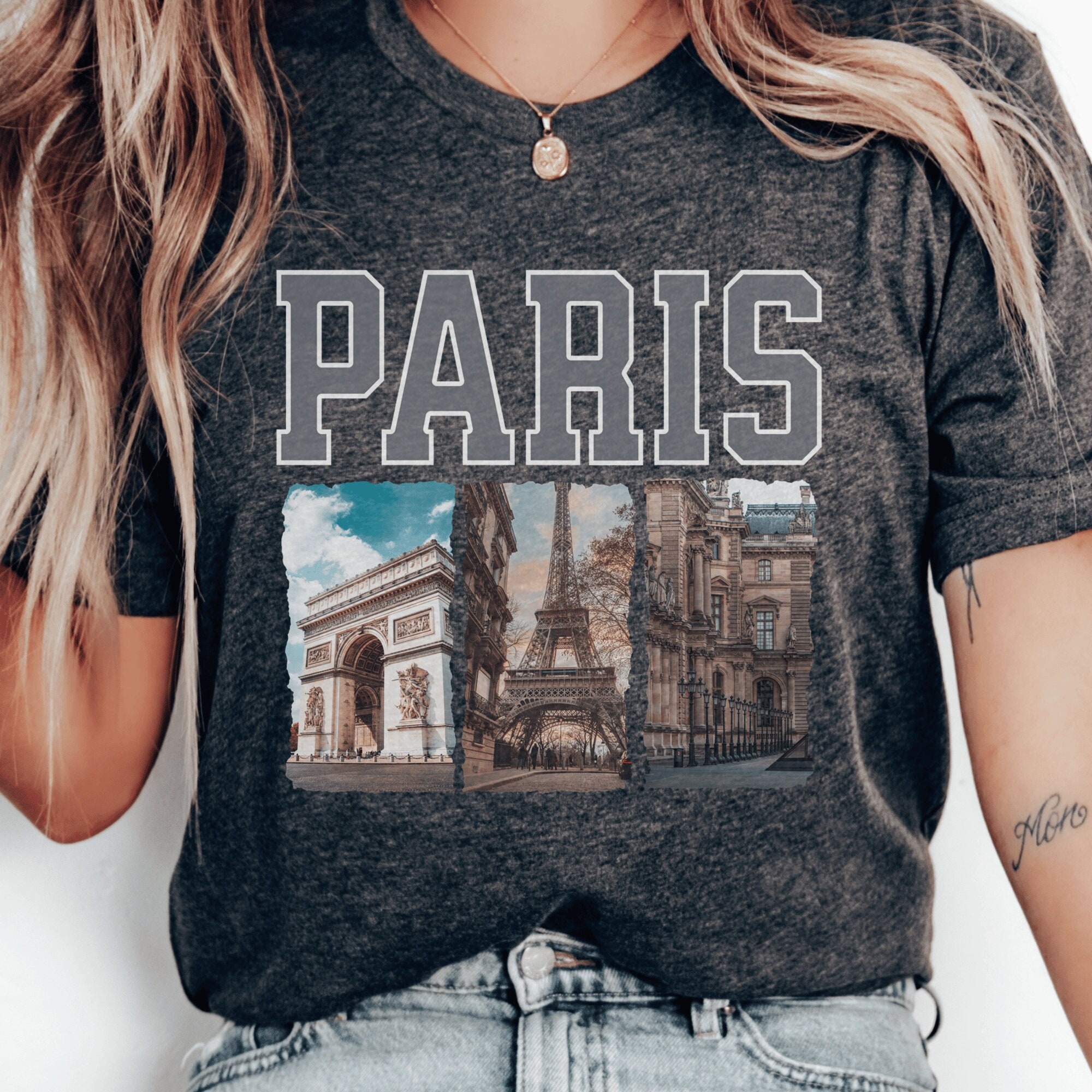 Paris Travel Shirt Paris T Shirt Tshirt Paris Shirt for Woman Eiffel ...