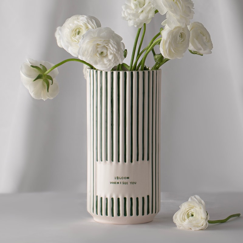 Flowers in a Vase - Etsy