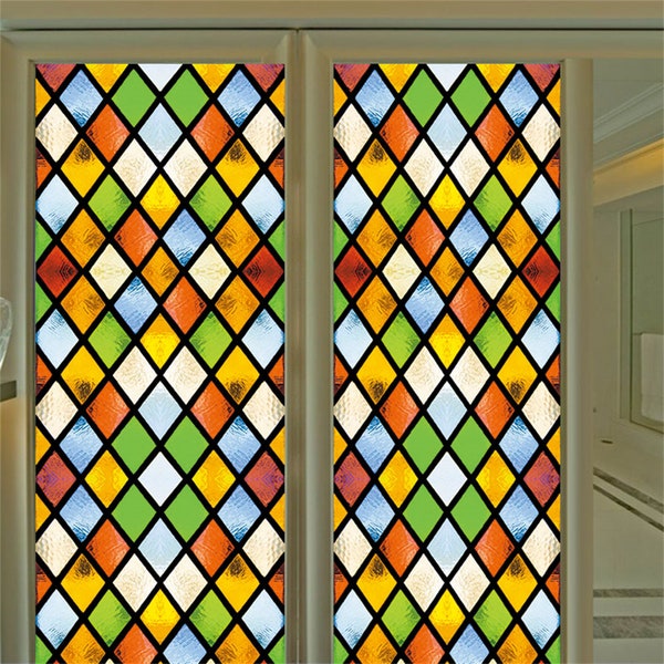 Church Stained Glass Window Stickers - Etsy