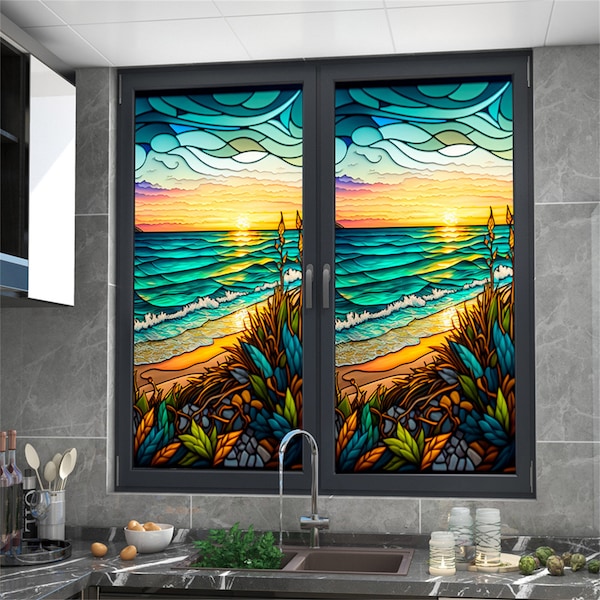 Sunset Window Film - Etsy