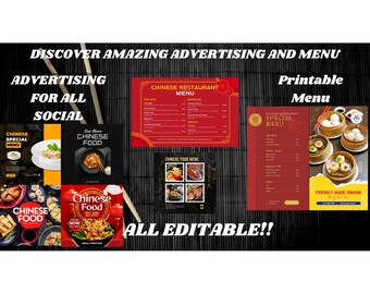 Chinese Advertisement Food Poster - Etsy