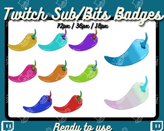 Pepper Emotes Twitch - Etsy