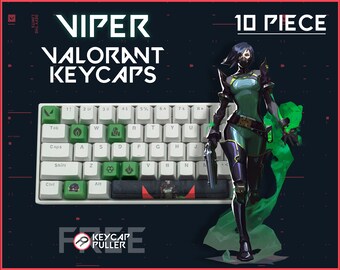 Valorant Viper Keycaps - Etsy UK
