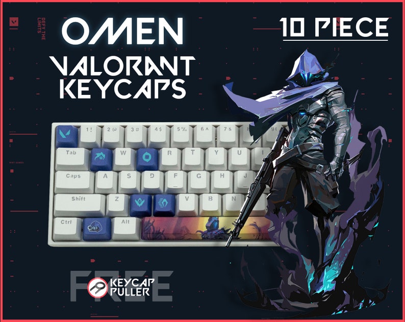 Valorant Omen Keycaps for Your Keyboard Custom Design - Etsy