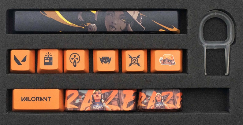 Valorant Raze Keycaps for Your Keyboard Custom Design - Etsy Australia