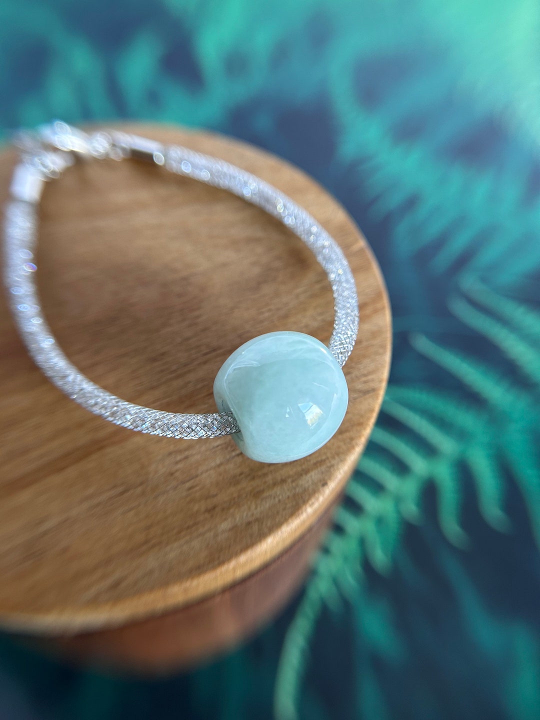 Grade A Natural Light Green Burma Jadeite Lu Lu Tong (barrel) With ...