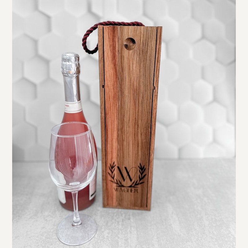 Custom Wine Box - Etsy