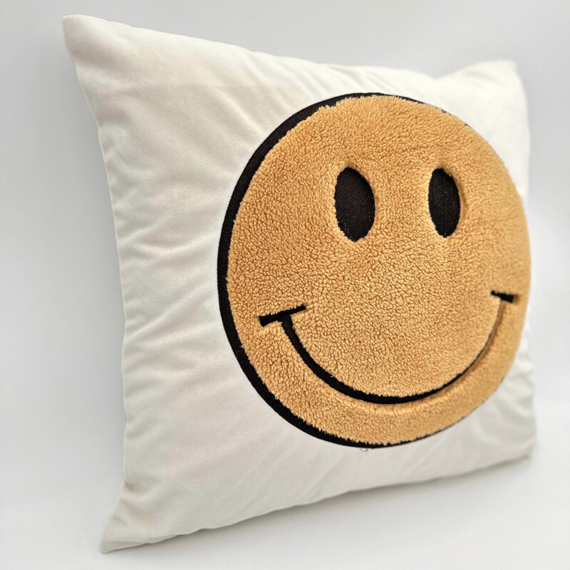 Smiley Face Pillow - Etsy
