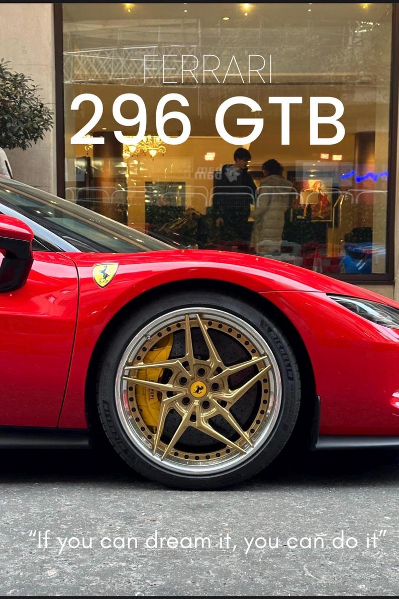 Ferrari 296 GTB Poster (digital Download) - Etsy