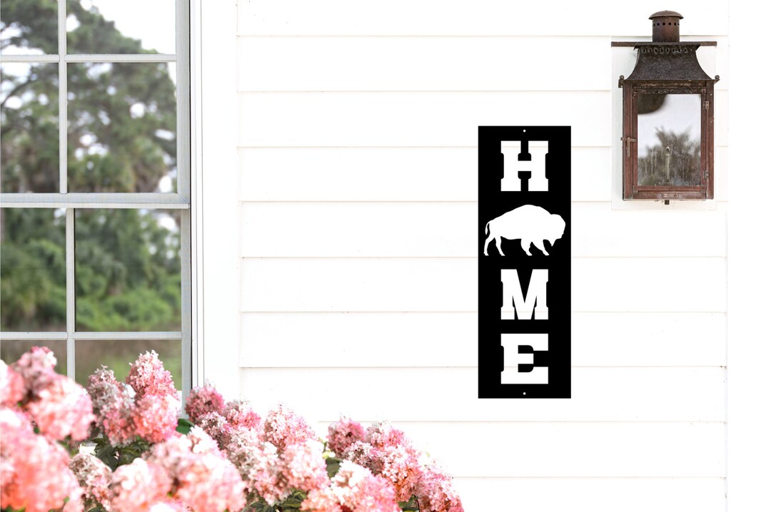 Metal Buffalo Home Sign Buffalo Sign Buffalo Metal Artwork - Etsy