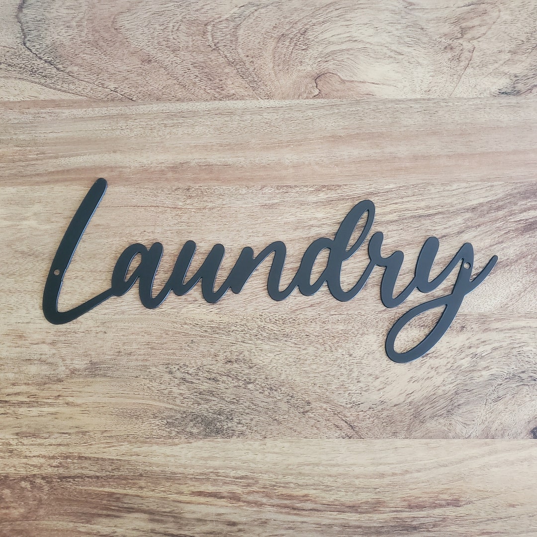 Laundry Room Decor, Metal Laundry Sign, Metal Laundry Decor, Laundry ...