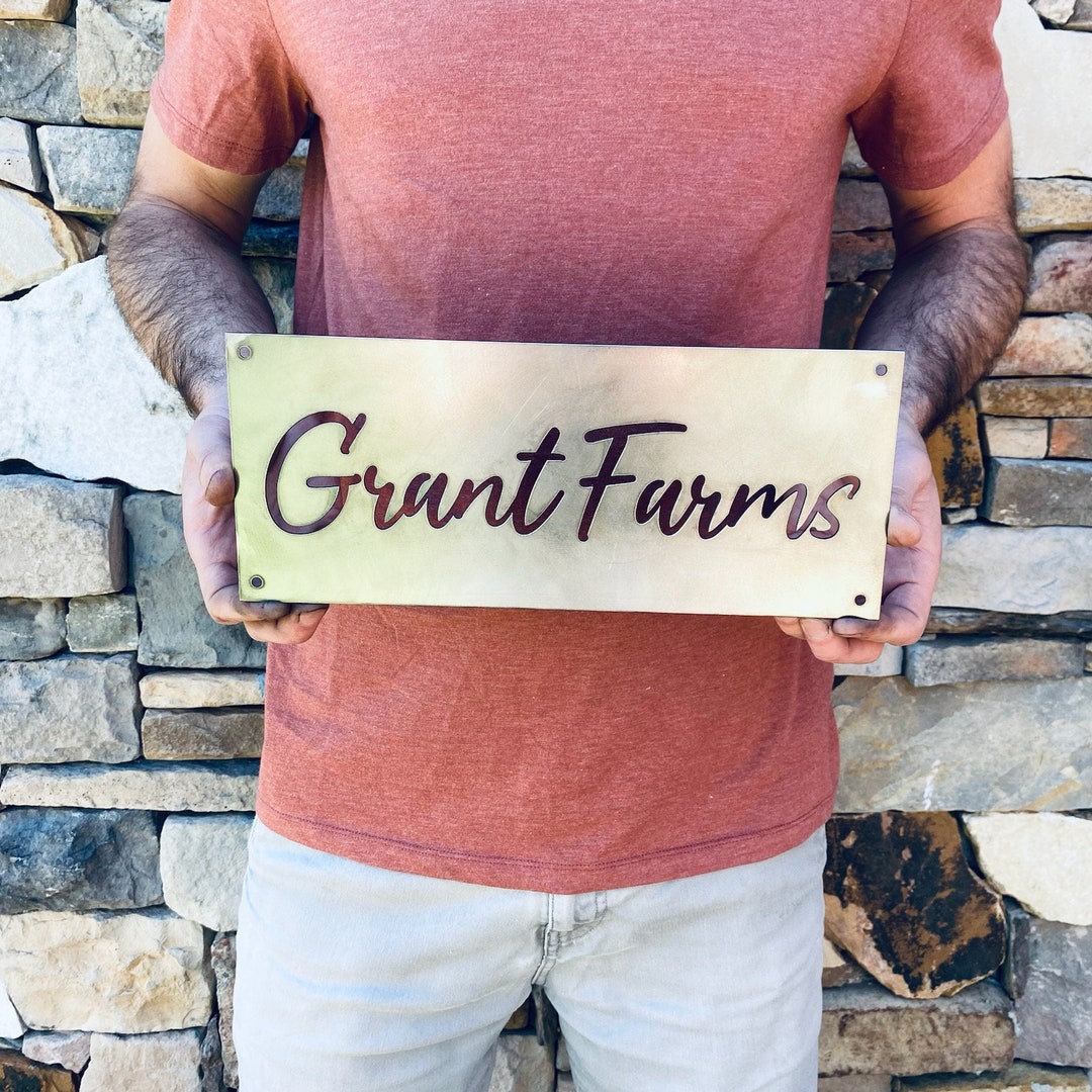 Custom Metal Sign, Custom Metal Wall Art, Custom Metal Logo, Metal Sign ...