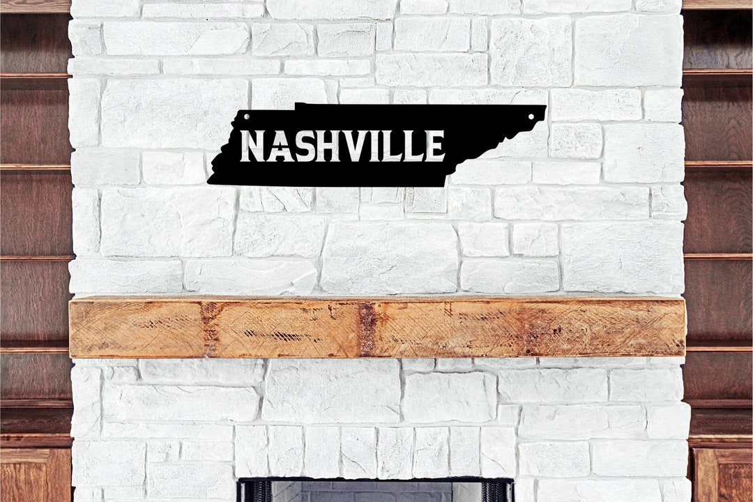 Tennessee State Sign Nashville Sign Metal Nashville Sign - Etsy