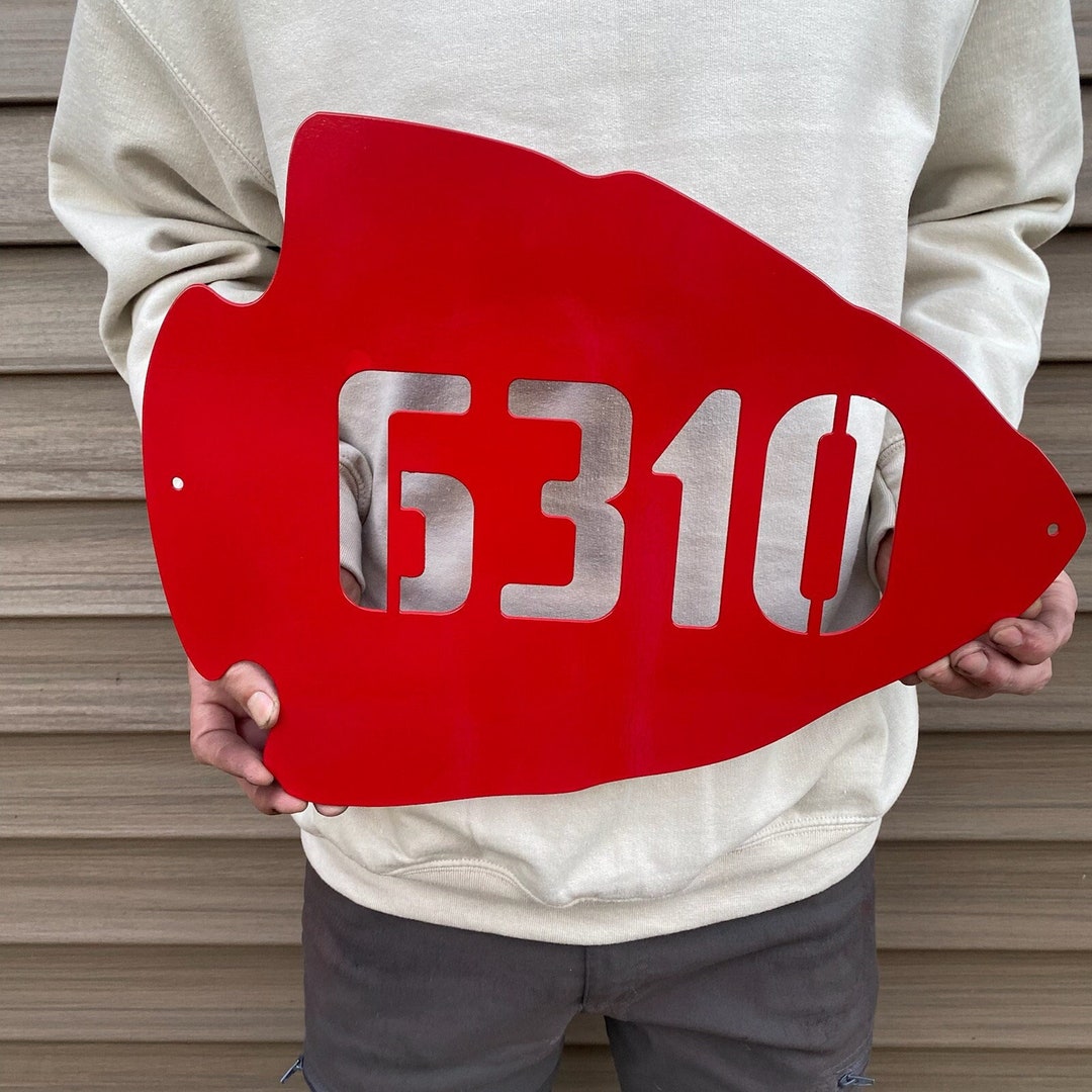 Arrowhead Address Sign, Western Address Sign, Western Home Decor, Metal ...