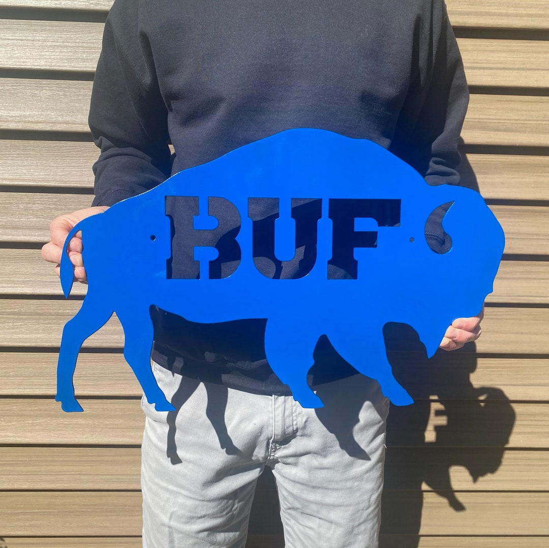 Metal Buffalo Sign, Metal Buffalo, Bills Sign, Buffalo Metal Artwork ...